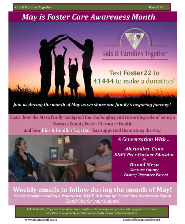 Foster Care Month - Kids and Families Together